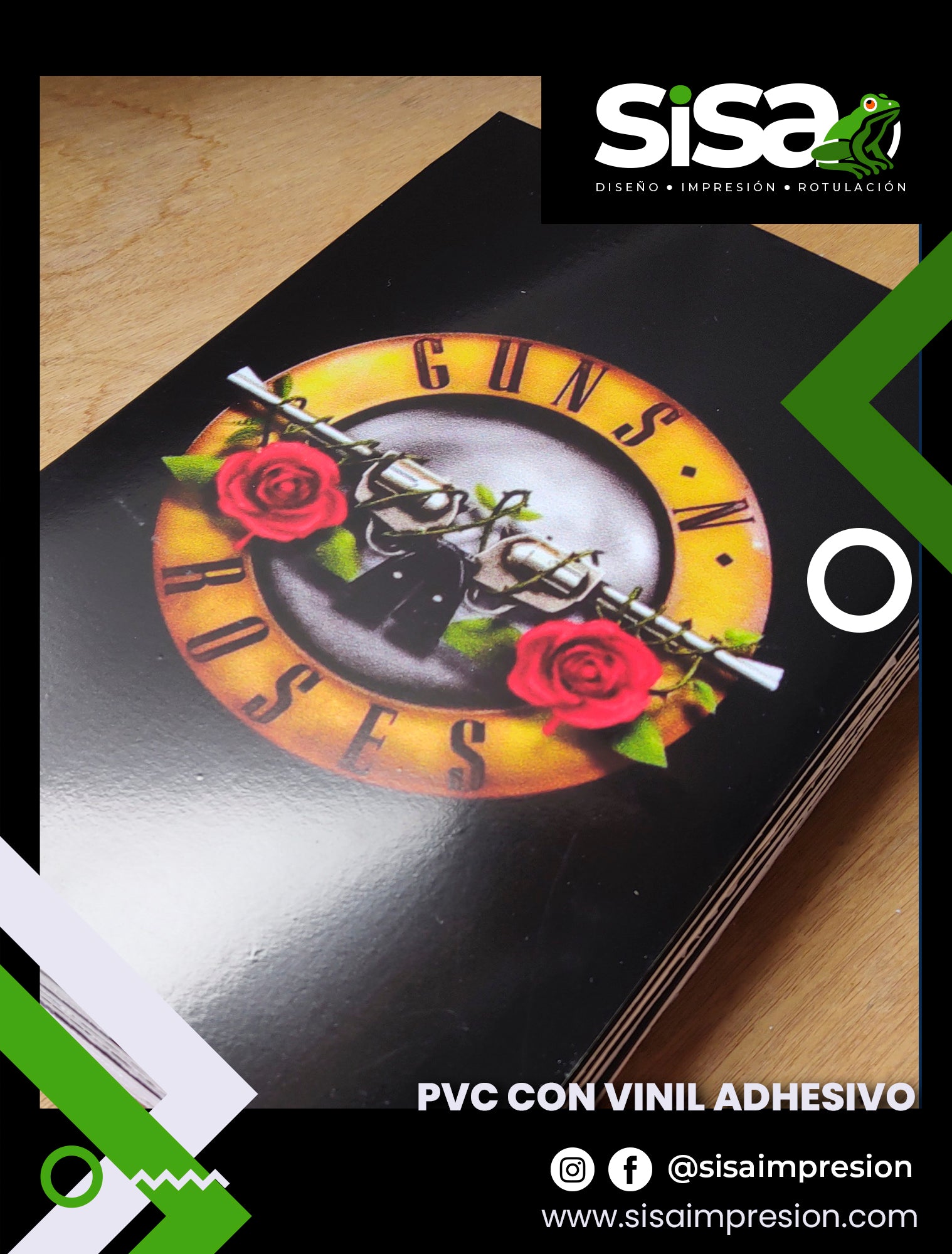 PVC con Vinil Adhesivo Personalizado – SISA IMPRESIÓN EN LINEA